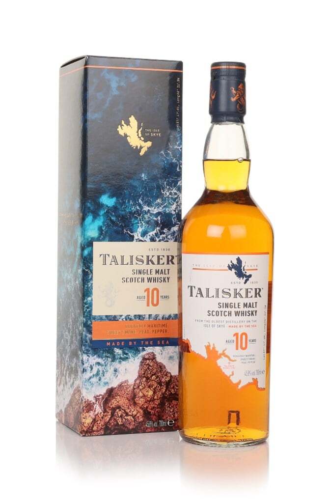 TALISKER 10 YEAR OLD WHISKY (45.8% ABV) BAR | Hot Box Live